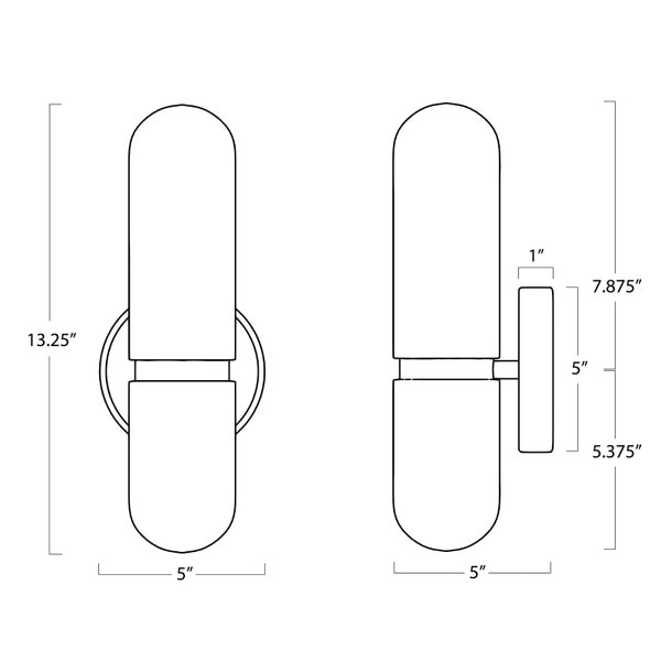 Salon Sconce Small Regina Andrew Detroit